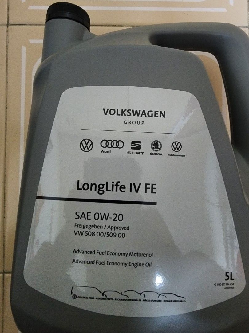 Volkswagen engine oil 0w20, Car Accessories, Accessories on Carousell