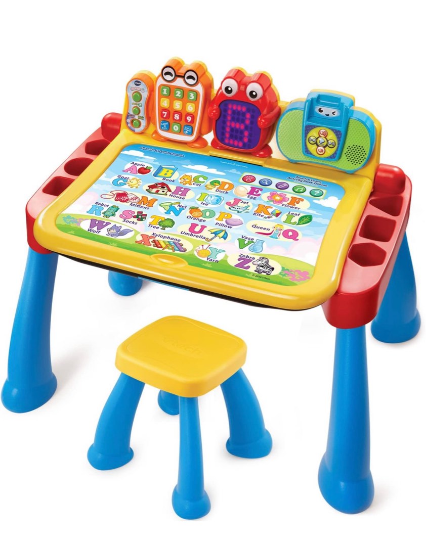 Vtech desk 3 in 1 touch & learn with 6 interactive pages, Babies & Kids ...
