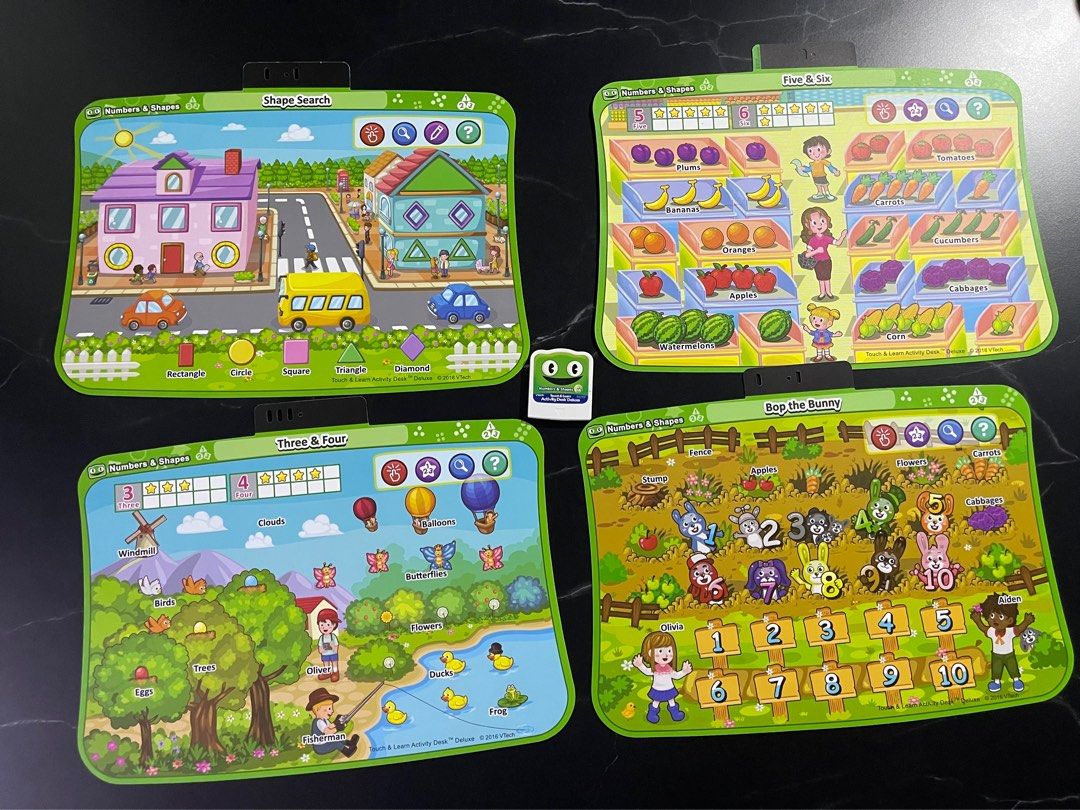 Vtech Touch & Learn Expansion Pack Numbers & Shapes, Babies & Kids ...