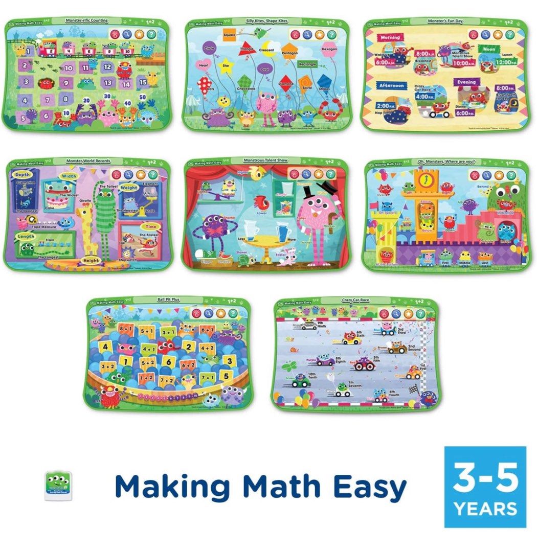 Vtech Touch & Learn Expansion Pack Making Math Easy, Babies & Kids ...