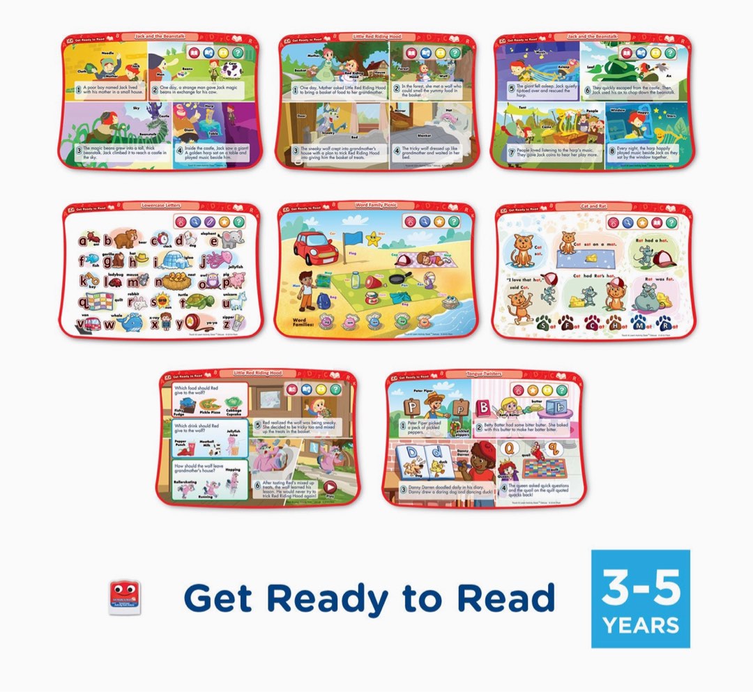 Vtech Touch & Learn Expansion Pack Get Ready To read, Babies & Kids ...