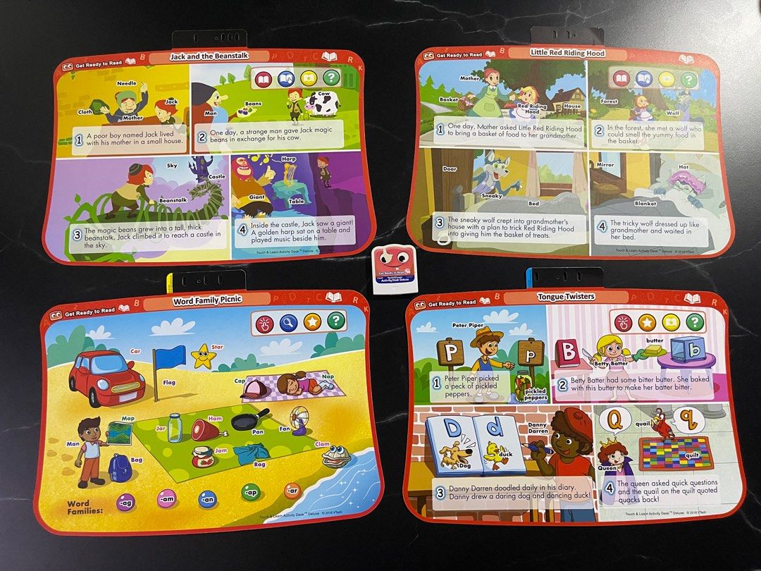 Vtech Touch & Learn Expansion Pack Get Ready To read, Babies & Kids ...