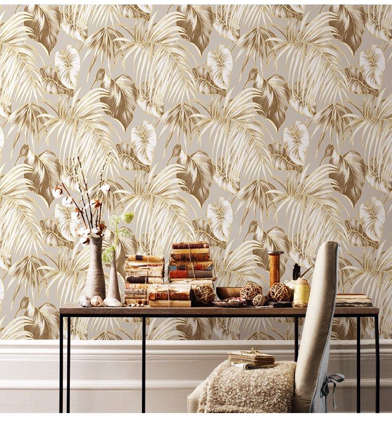 Wallpaper . Tropical Design Wallpaper, Furniture & Home Living, Home ...