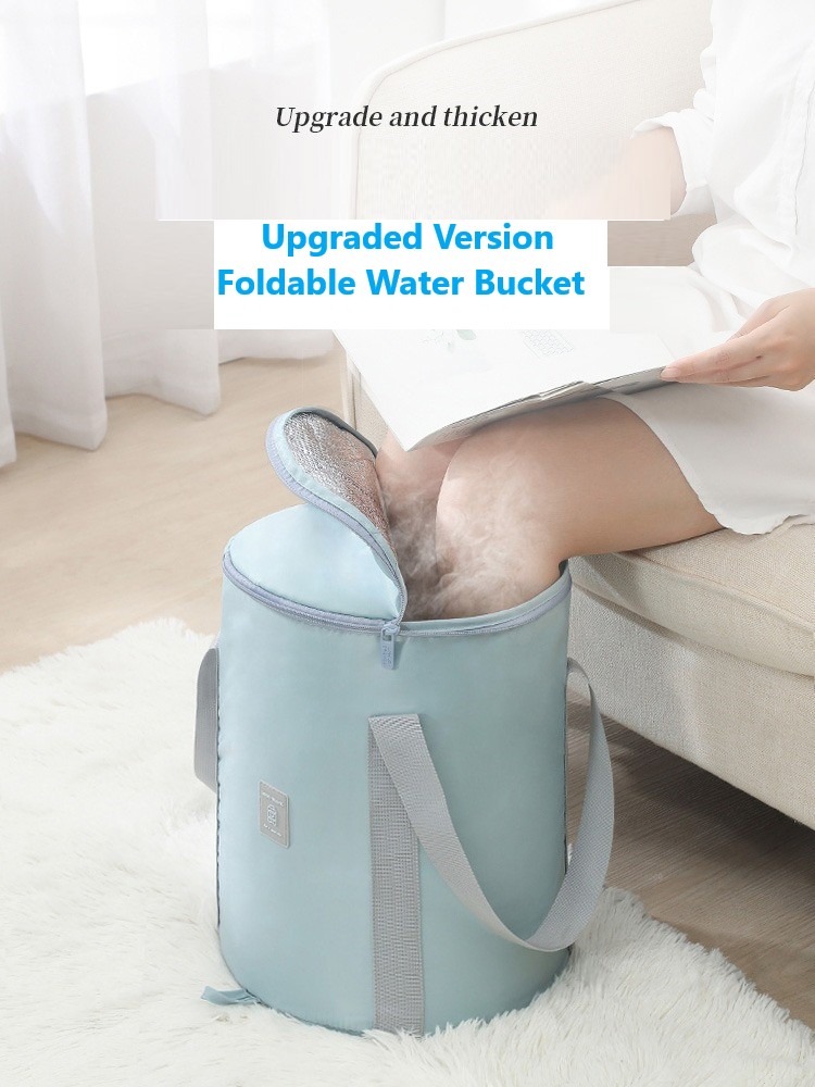Water Bucket soak foot hot spring foldable travel basin portable ...