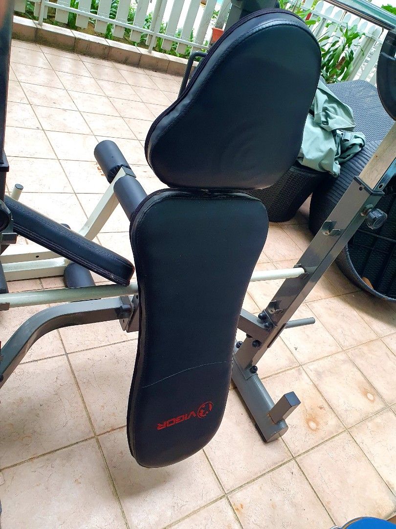 Weights bench, barbell and weights included., Sports Equipment ...