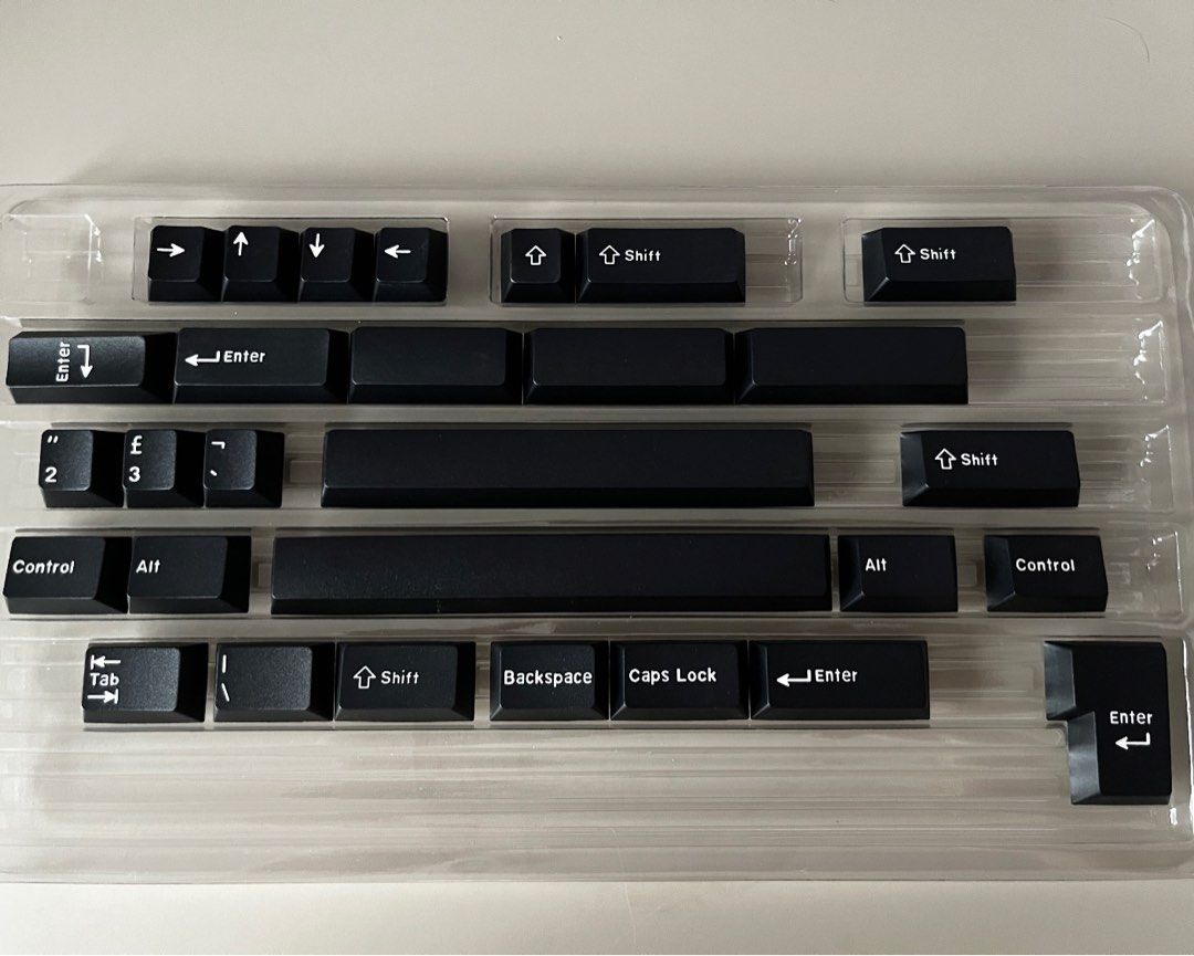 WOB PBT Doubleshot Keycaps, Computers & Tech, Parts & Accessories ...