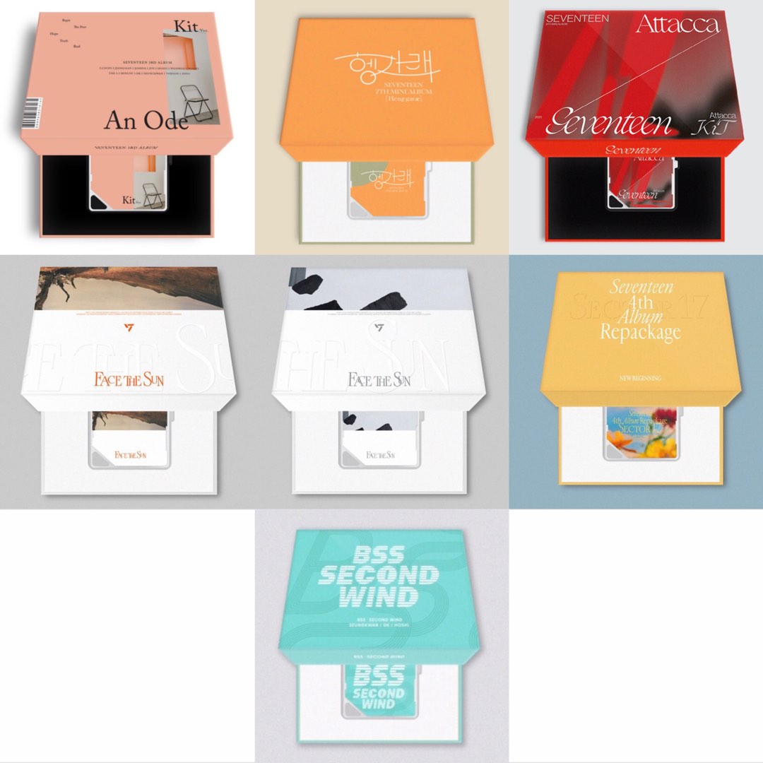 WTB Seventeen SVT Kit Album, Hobbies & Toys, Music & Media, CDs & DVDs ...