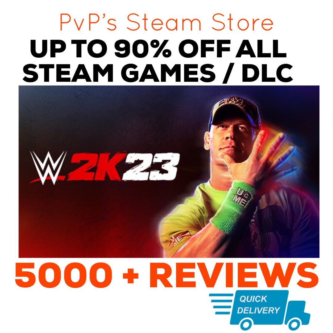 WWE 2k23 [Steam Games], Video Gaming, Video Games, Others on Carousell