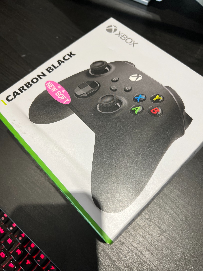 Xbox Wireless Controller Carbon Black, Video Gaming, Gaming Accessories ...