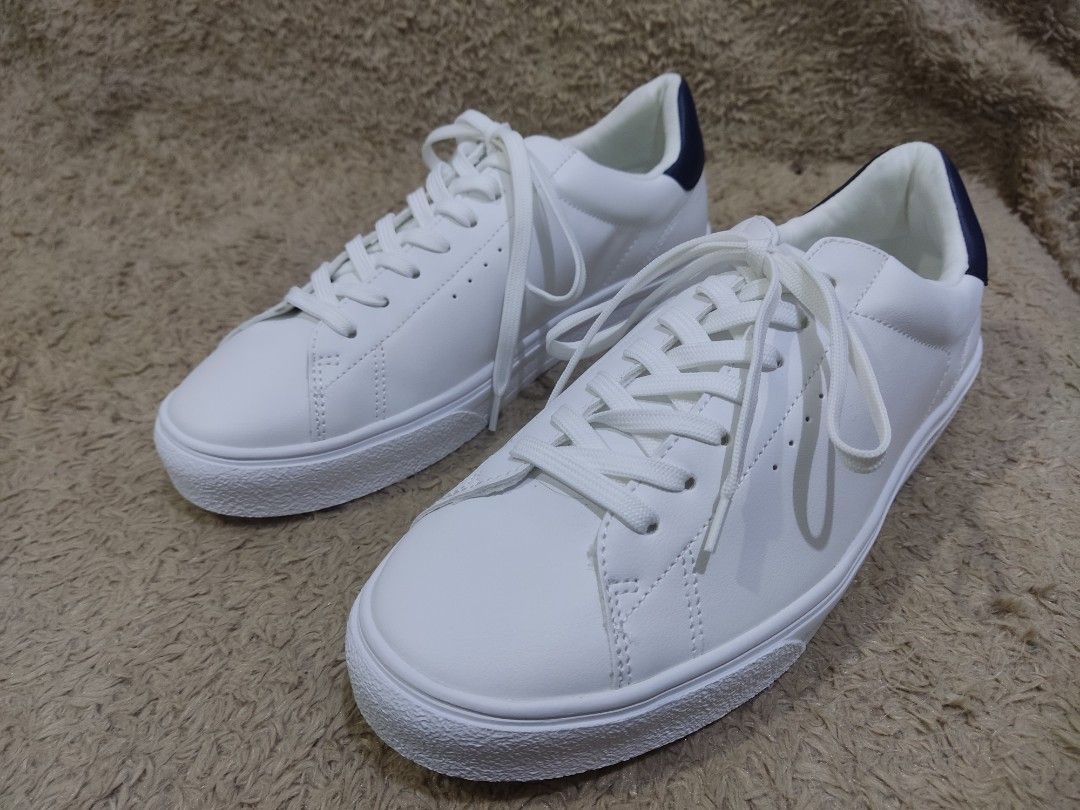 ZARA MENS BASIC WHITE SHOES on Carousell