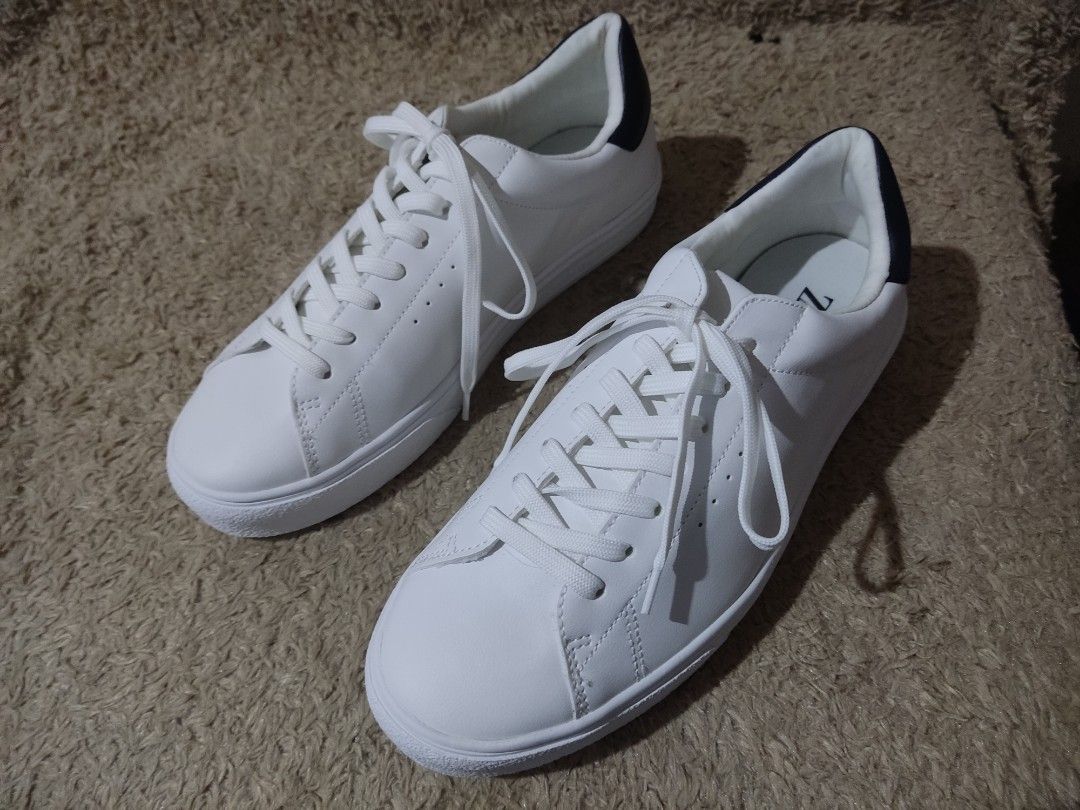 ZARA MENS BASIC WHITE SHOES on Carousell