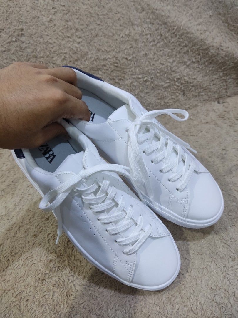 ZARA MENS BASIC WHITE SHOES on Carousell