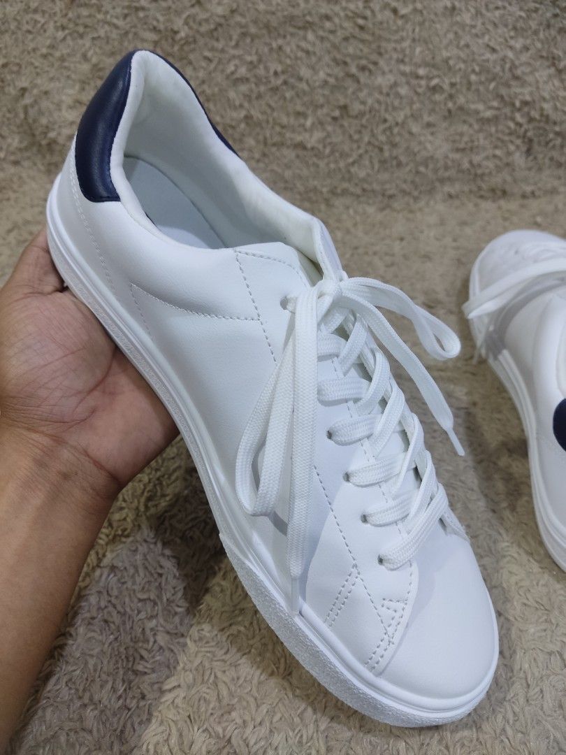 ZARA MENS BASIC WHITE SHOES on Carousell