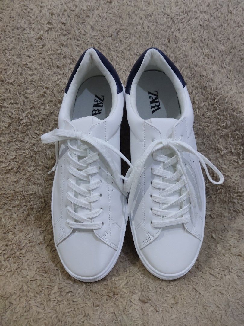 ZARA MENS BASIC WHITE SHOES on Carousell