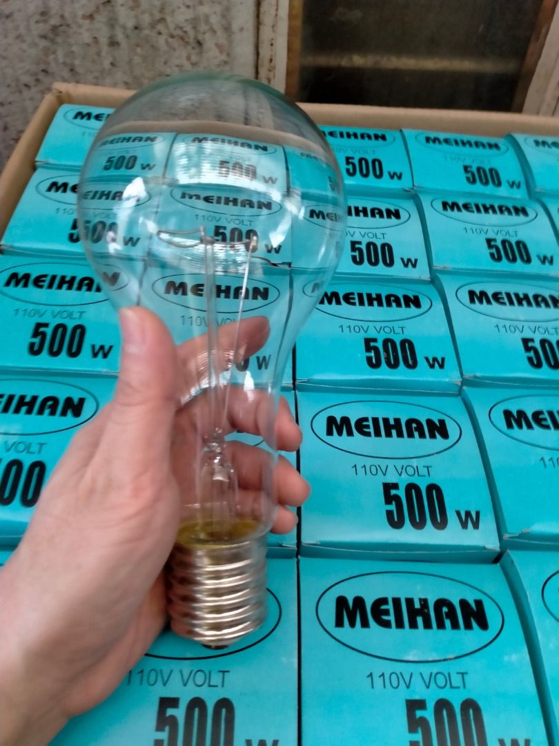 110 volts 110v E40 CLEAR Incandescent Marine Lamp bulb A100 - 300w ...