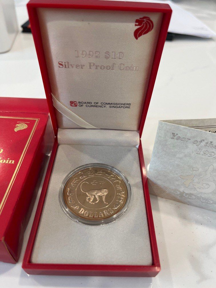 1992 $10 Silver • Proof Coin, Hobbies & Toys, Memorabilia ...