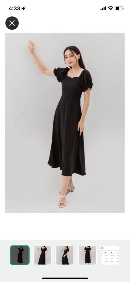 2 way Black Midi Dress, Women's Fashion, Dresses & Sets, Dresses on ...