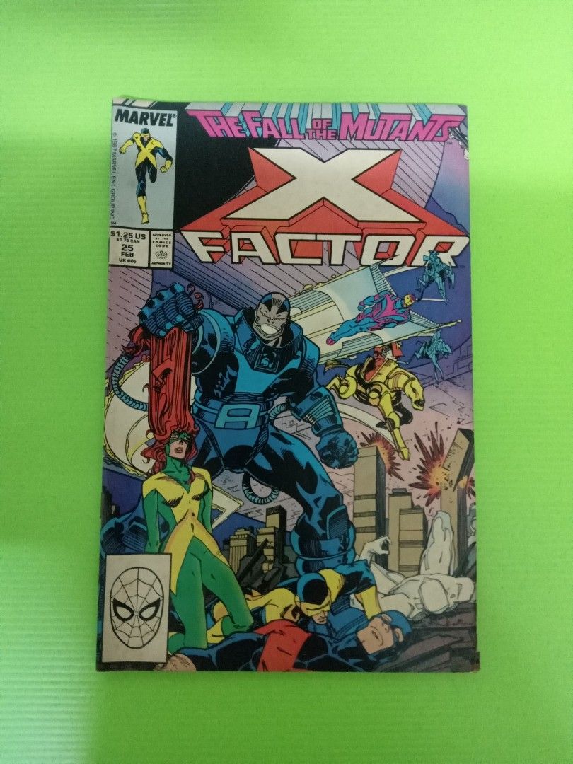 2nd app Archangel ( X-Factor #25 ) Walter Simonson - Cover Art ( Marvel ...