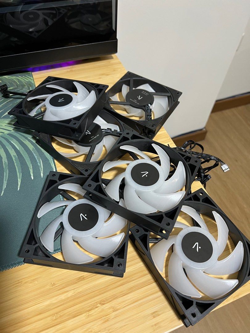 6x Aftershock ARGB case fans black, Computers & Tech, Parts ...
