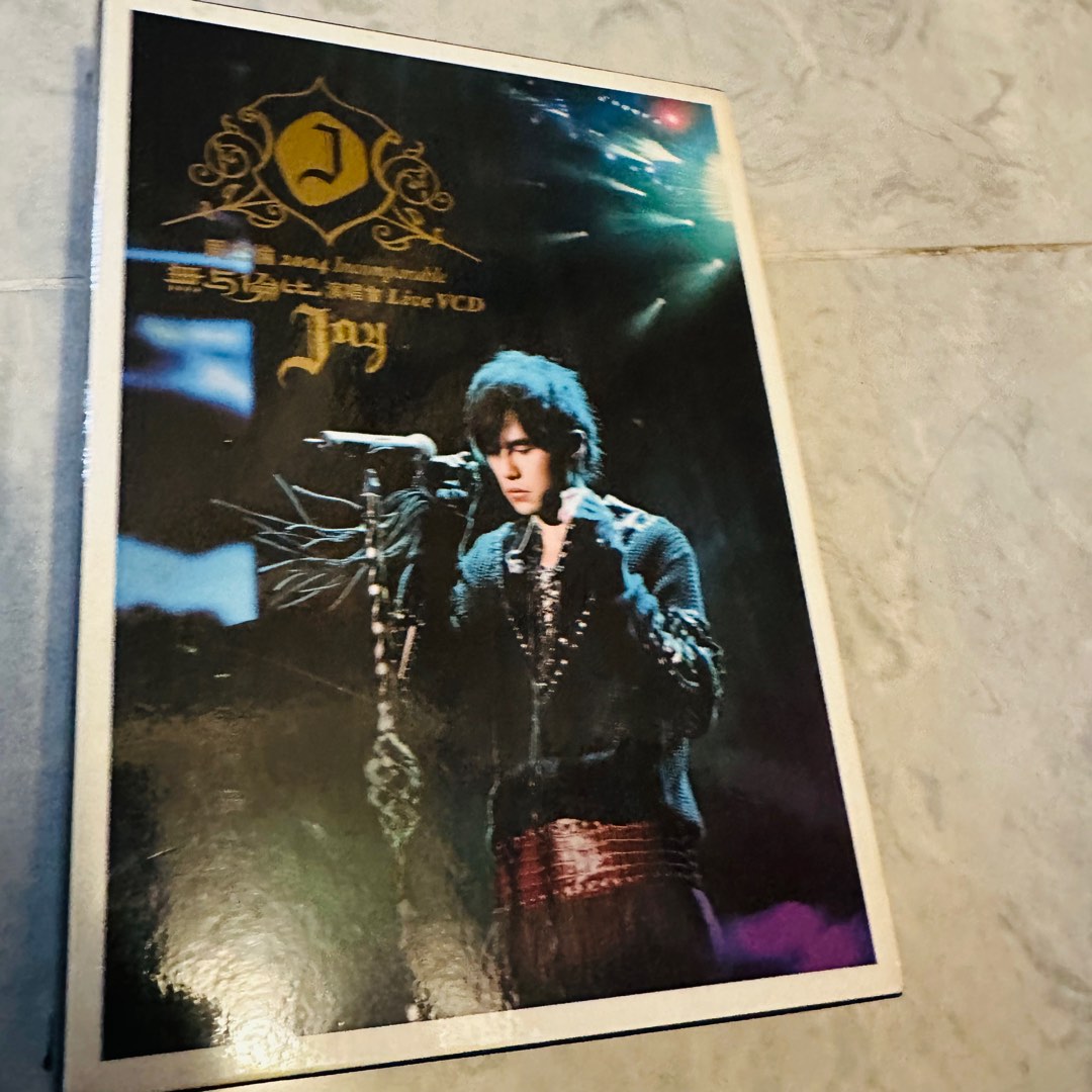 周杰倫 無與倫比演唱會 Live VCD, 興趣及遊戲, 收藏品及紀念品, 明星周邊 - Carousell