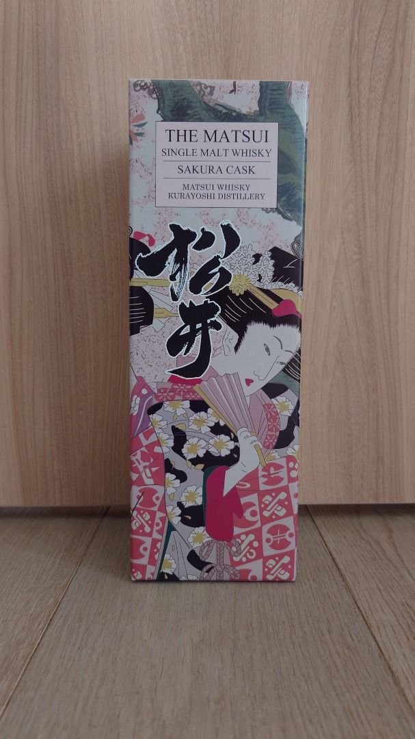 [全新 Brand New] Matsui Sakura Cask Single Malt Whisky 松井櫻花木桶威士忌 - 700ml ...