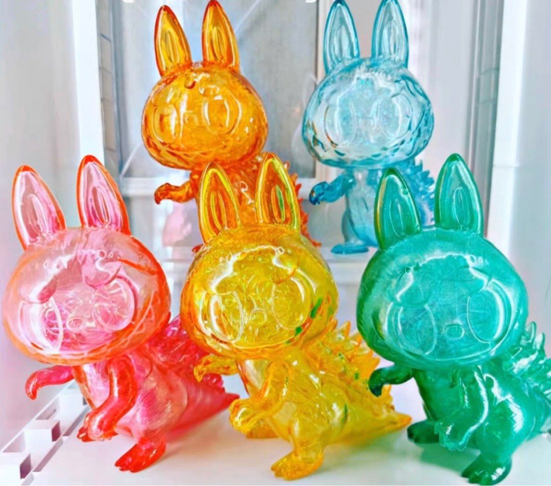 龍家昇 Kasing Lung / 限量 Labubu Gojimomo Nummer 透明 art toy art sculpture 一套 ...
