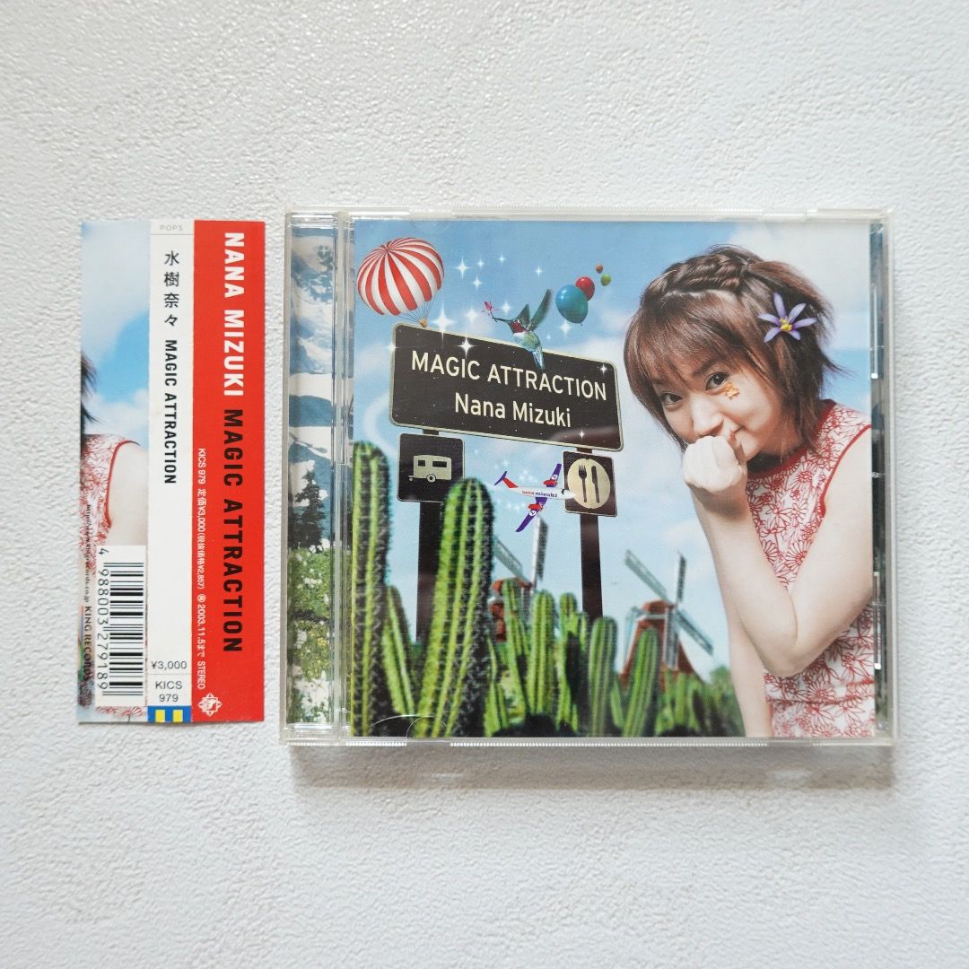水樹奈奈 Nana Mizuki Magic Attraction 日版 CD Album, 興趣及遊戲, 音樂、樂器 & 配件, 音樂與媒體 - CD 及 DVD - Carousell