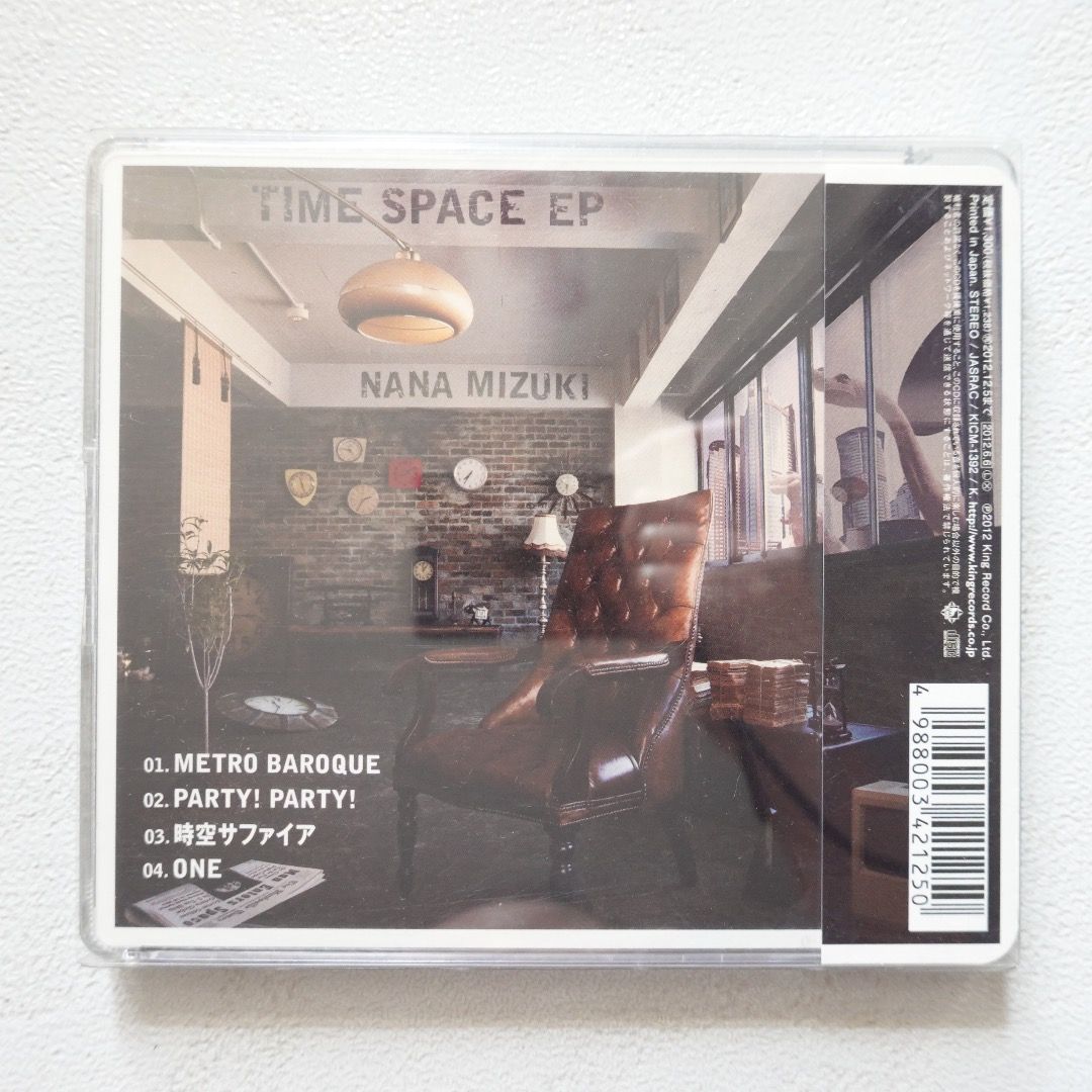 水樹奈奈 Nana Mizuki Time Space EP 日版初回 CD, 興趣及遊戲, 音樂、樂器 & 配件, 音樂與媒體 - CD 及 DVD - Carousell
