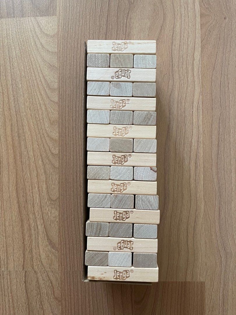 ♟️ Original Jenga board game, Hobbies & Toys, Toys & Games on Carousell