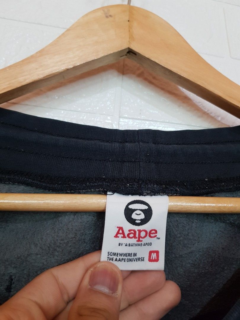 AAPE CAMOU SIDE TAPE, Men's Fashion, Bottoms, Joggers on Carousell