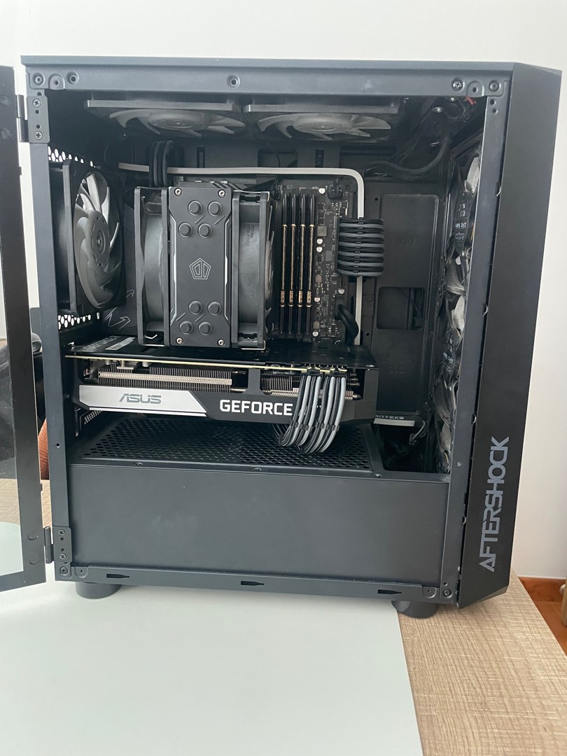 Aftershock Rapid/Tecware Forge M MATX case-Black, Computers & Tech ...