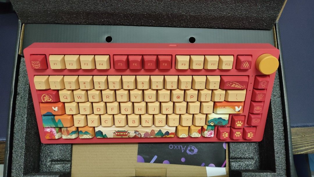 Akko Limited Edition Year of Tiger mechanical keyboard, Computers ...