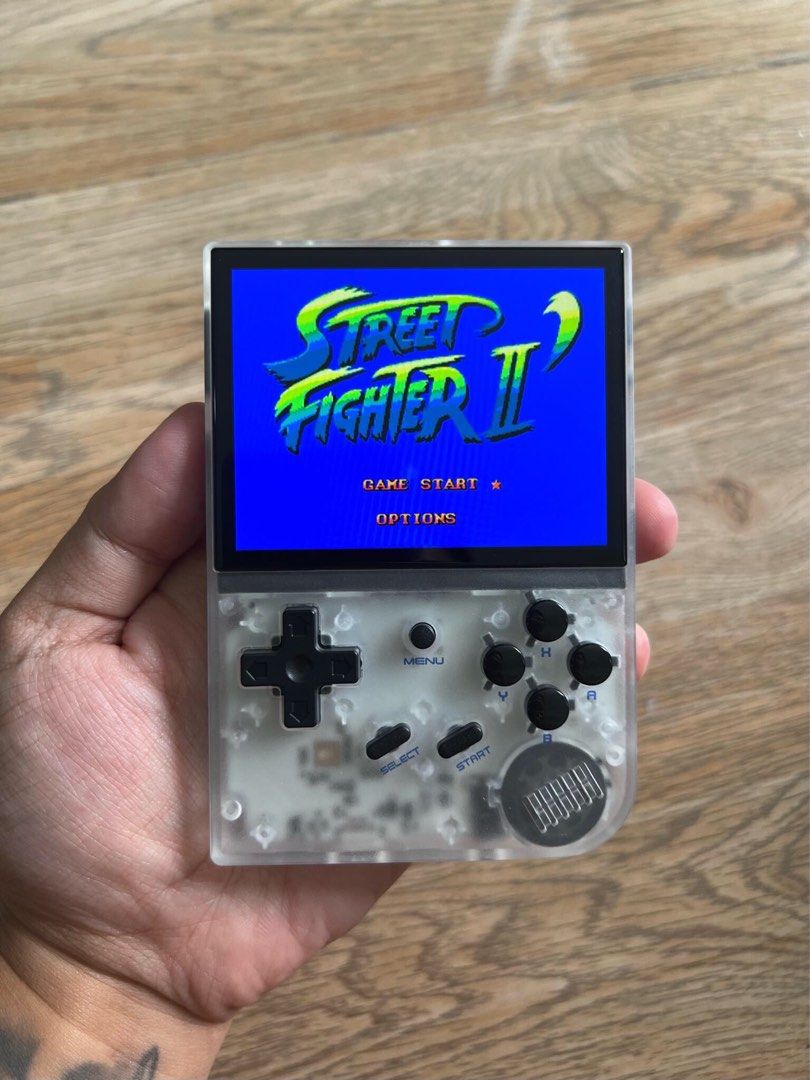 Anbernic RG35XX Transparent White, Video Gaming, Video Game Consoles ...