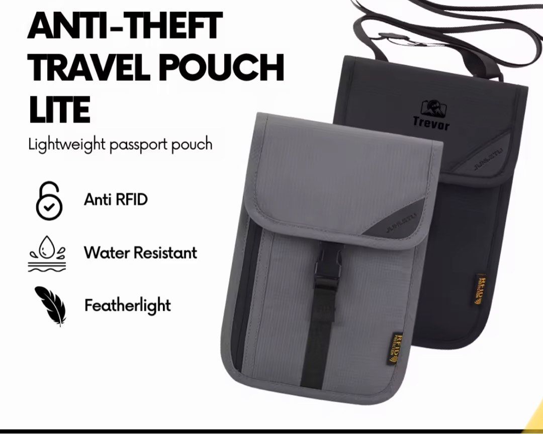 Anti theft pouch, Women's Fashion, Bags & Wallets, Purses & Pouches on ...