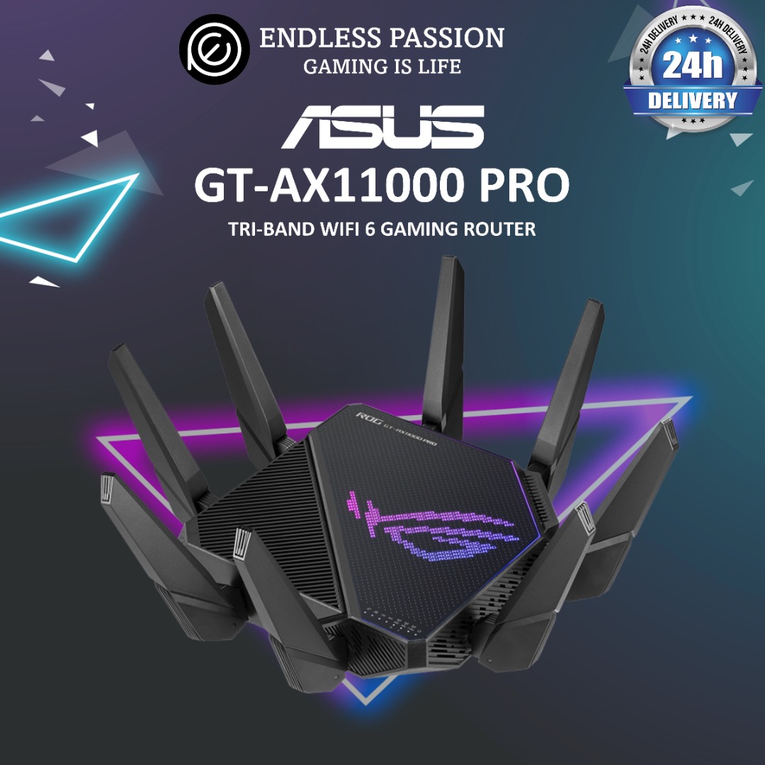 Asus GT-AX11000 Pro Tri-Band WiFi 6 gaming router - GT-AX11000 PRO ...