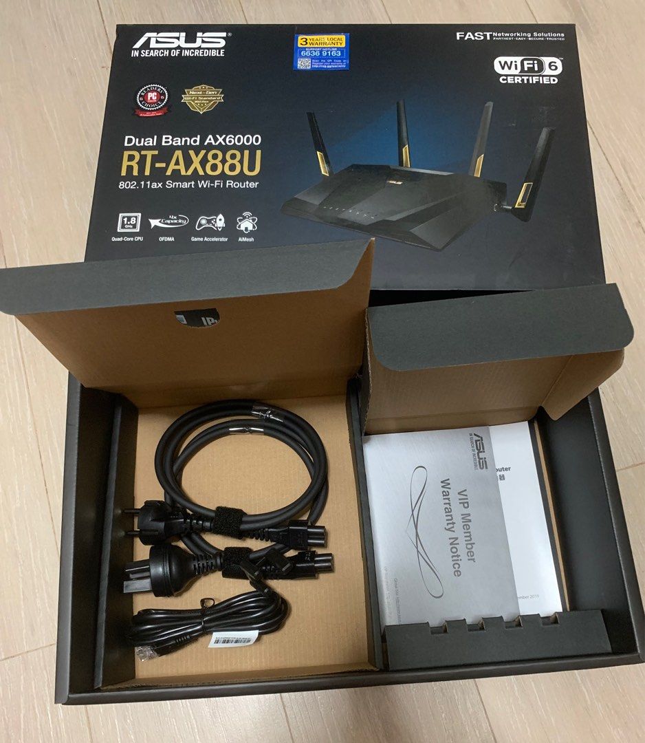 Asus router AX88U / AX6000, Computers & Tech, Parts & Accessories ...