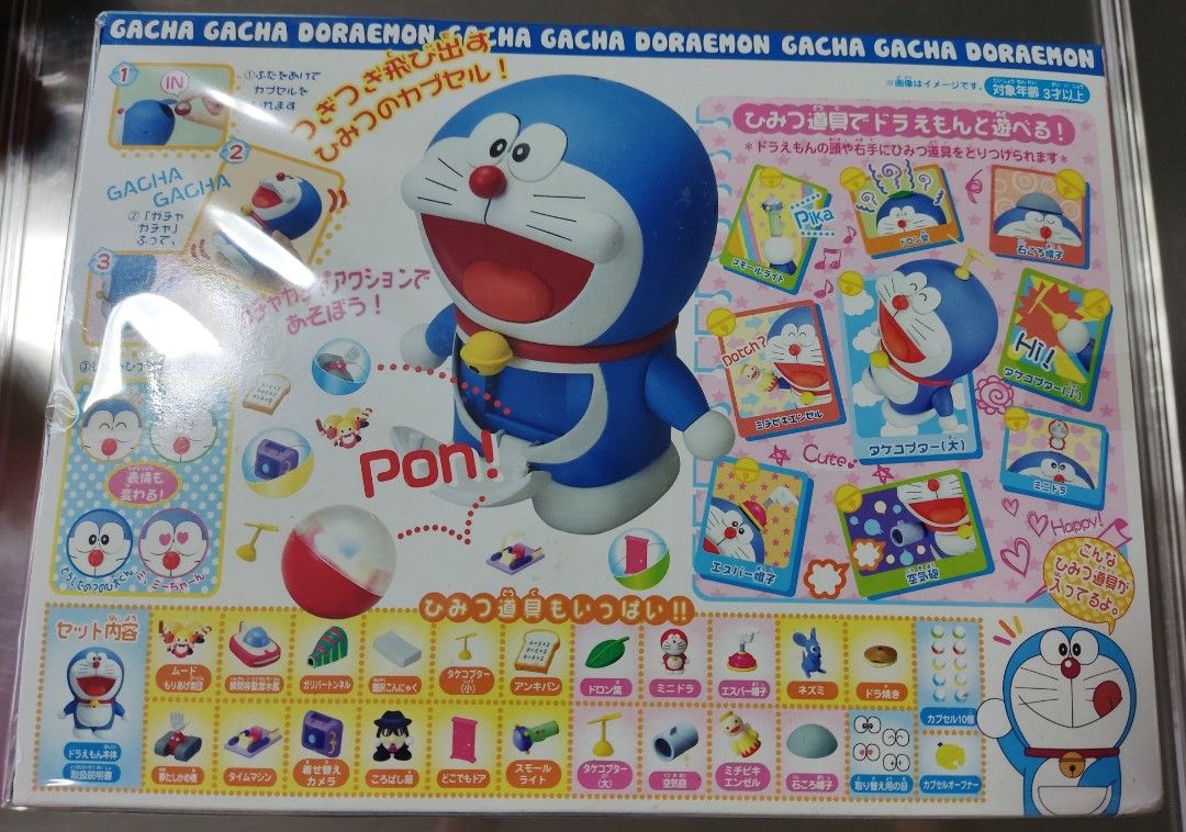 Authentic Bandai Doraemon Gacha Gacha, Hobbies & Toys, Memorabilia ...