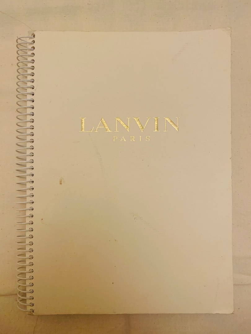 Authentic Lanvin Paris RARE Winter 2017 Collection Fashion Show Booklet ...