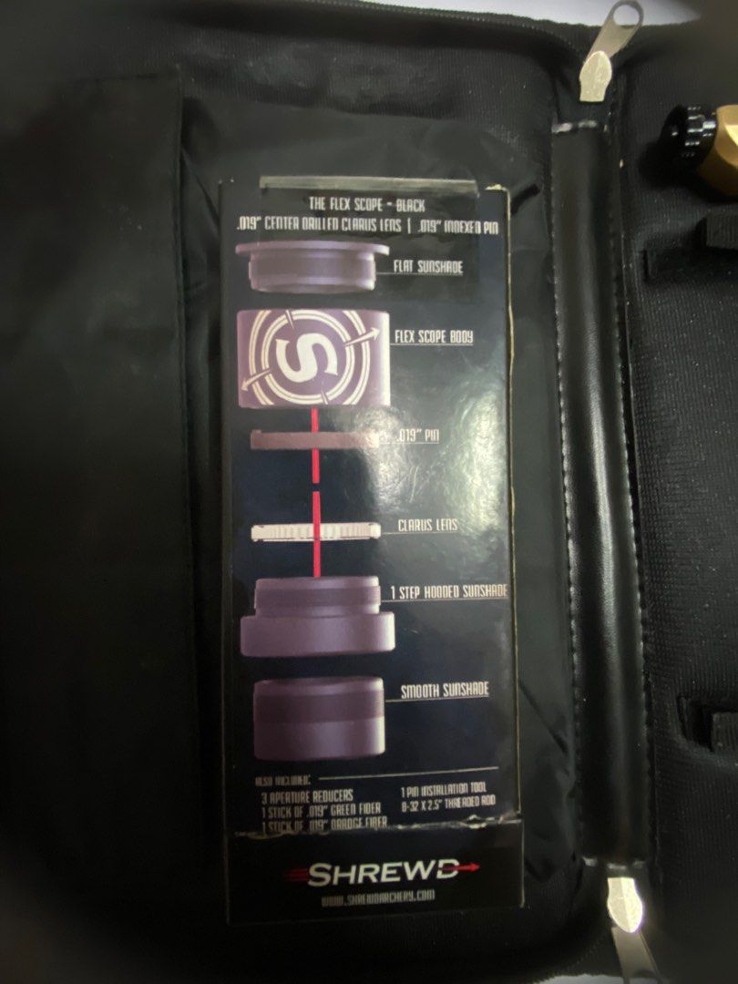 Axcel Recurve Sight + Shrewd Flex scope, Sports Equipment, Other Sports ...