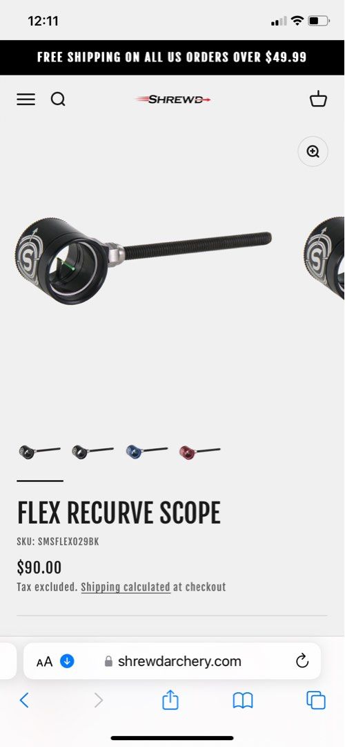 Axcel Recurve Sight + Shrewd Flex scope, Sports Equipment, Other Sports ...