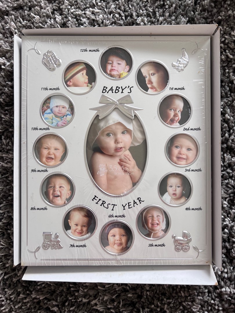 Baby Milestone frame, Furniture & Home Living, Home Decor, Frames ...