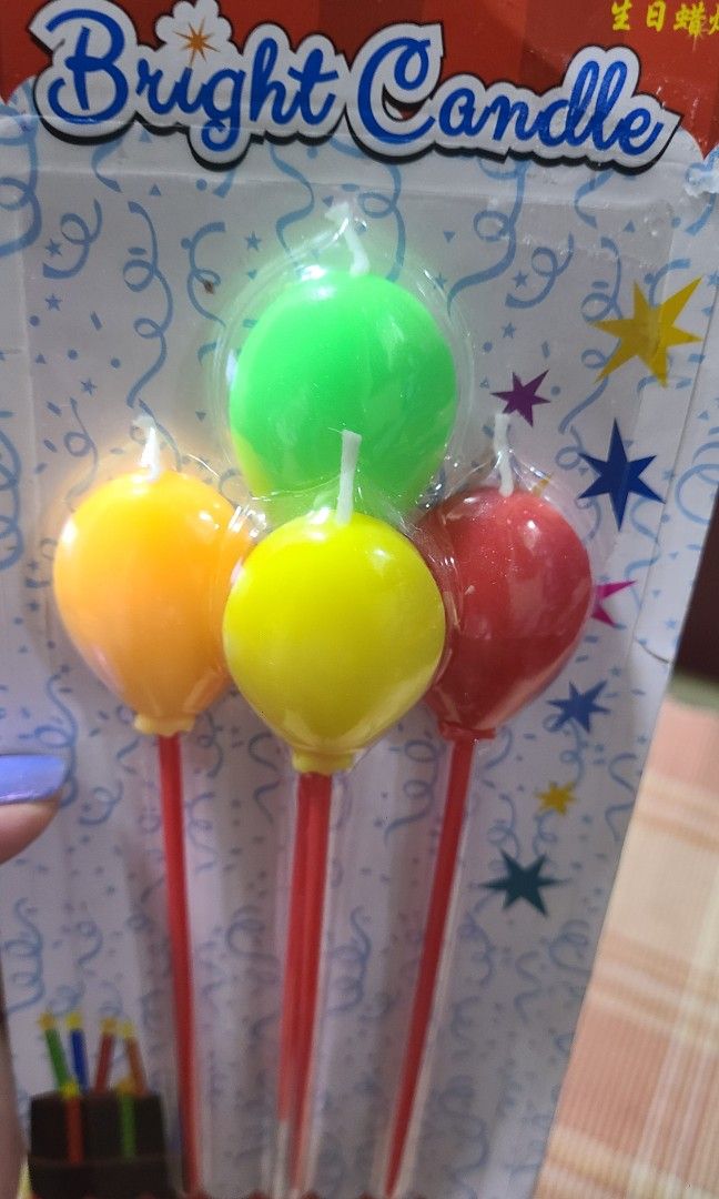 Ballon birthday candles, Everything Else, Others on Carousell