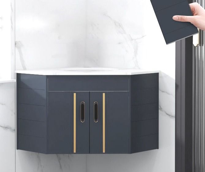 Basin Corner basin Triangle Bathroom Cabinet Sink Combination Bathroom ...