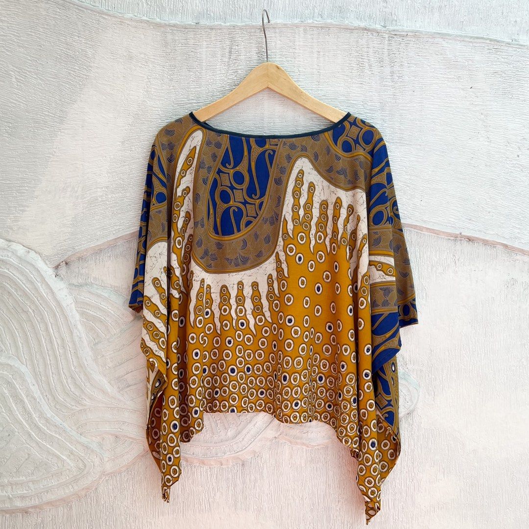 Batik Batwing Top, Women's Fashion, Tops, Blouses on Carousell
