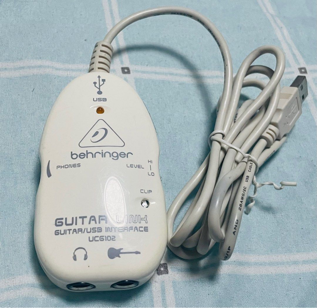 Behringer Guitar Link UCG102 USB Audio Interface, Hobbies & Toys, Music ...