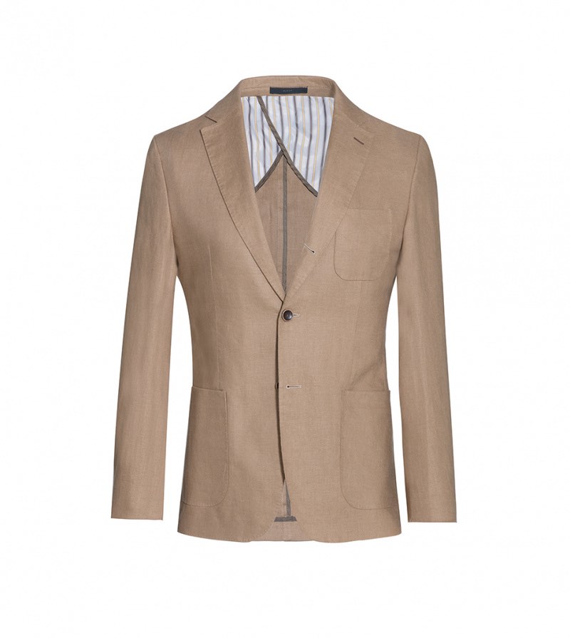 Benjamin Barker Inaba Japanese Linen Blazer, Men's Fashion, Coats ...