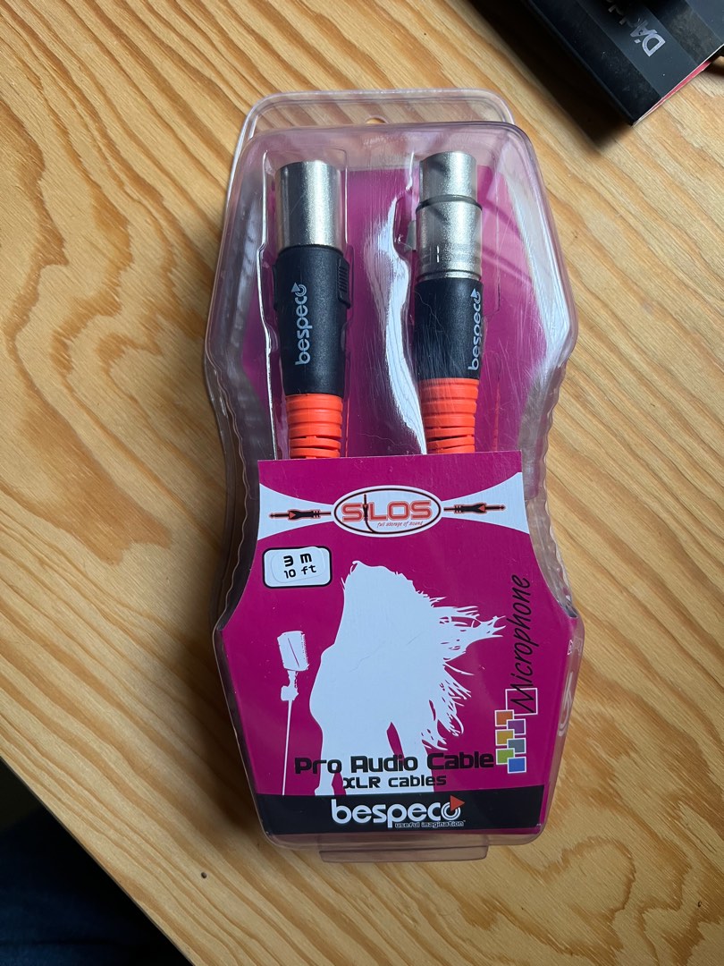 Bespeco Silos XLR Cable, Audio, Other Audio Equipment on Carousell
