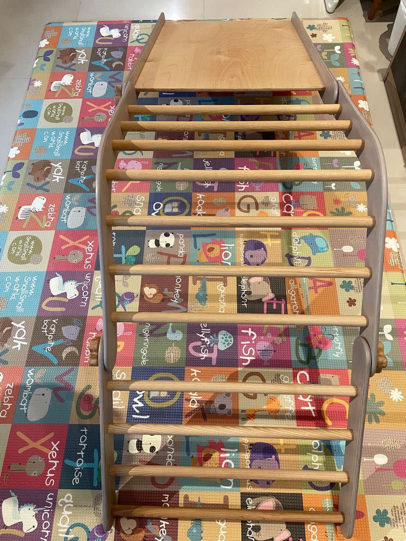 Bilauf Monkey Rock Transformable Pikler w reversible slide/rock wall, Babies & Kids, Baby ...