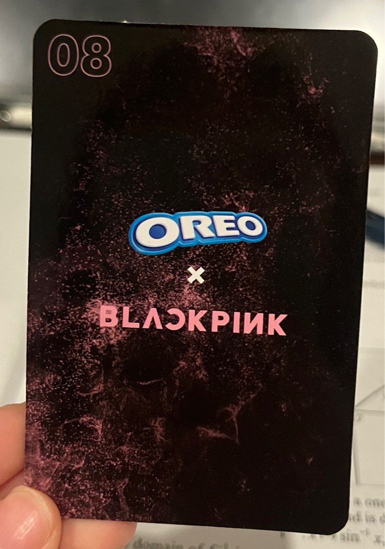 Blackpink Lisa Oreo Photocard no.8, Hobbies & Toys, Memorabilia ...