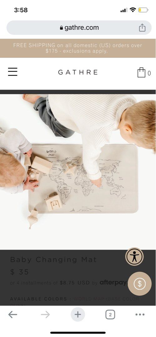 BNIB Gathre World Map in Micro, Babies & Kids, Baby Nursery & Kids ...